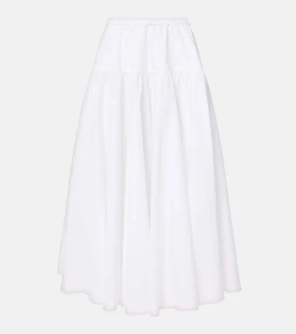 Patou Cotton Midi Skirt