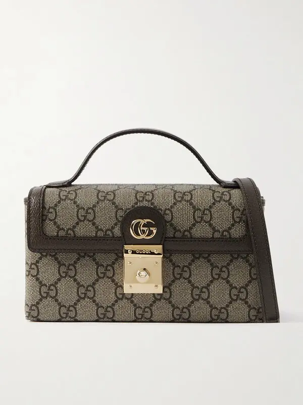 Gucci Ophidia Printed Coated-canvas Shoulder Bag