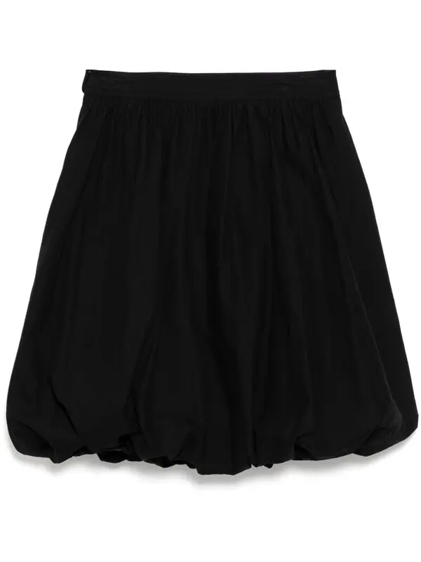 [LOW CLASSIC] / ☆ 24FW BUBBLE MIDI SKIRT / BLACK Low Classic Bubble Midi Skirt In Black - 40% Off | Editorialist