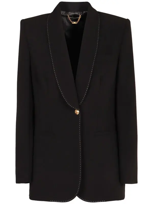 Elisabetta Franchi Contrast-stitching Blazer
