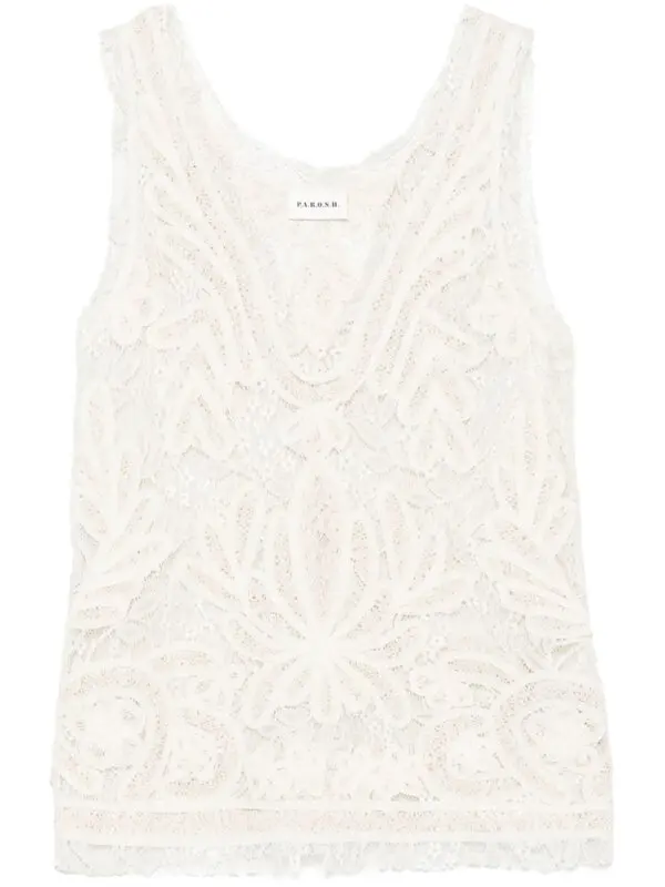 P.a.r.o.s.h Lace Tank Top