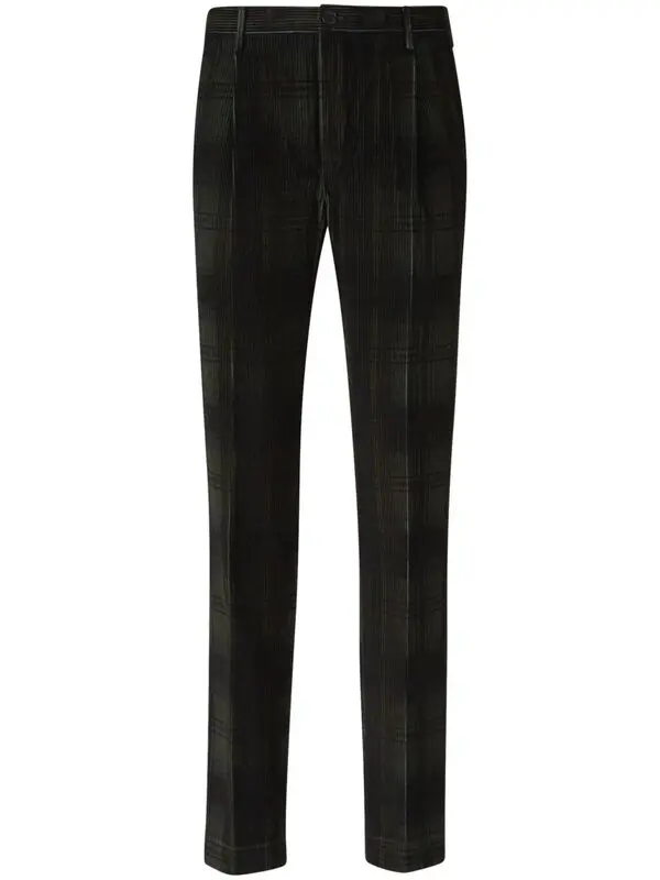 Incotex Cotton Corduroy Trousers - Green