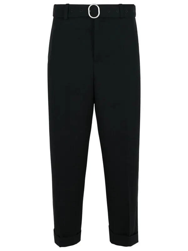 JIL SANDER Wool Wide Leg Pants