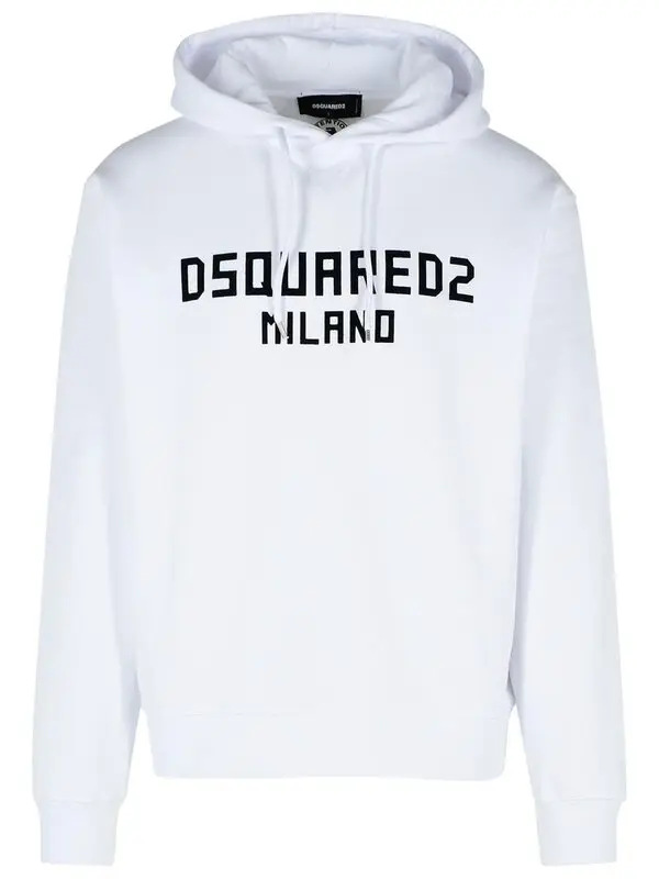Dsquared2 Cotton Sweatshirt - White