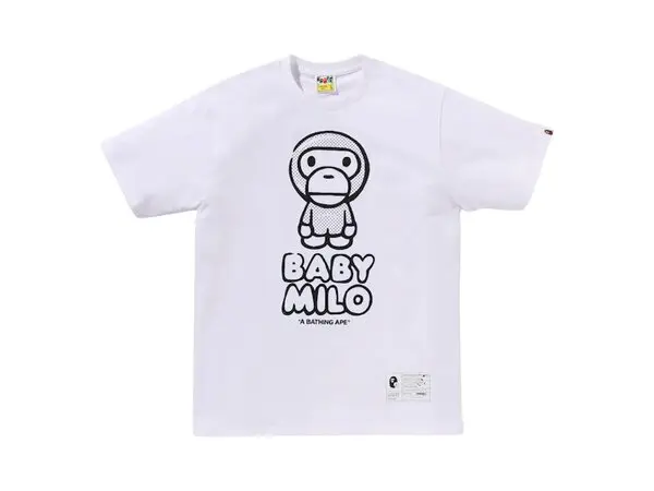 BAPE X Joshua Vides Baby Milo Tee Shirt - White