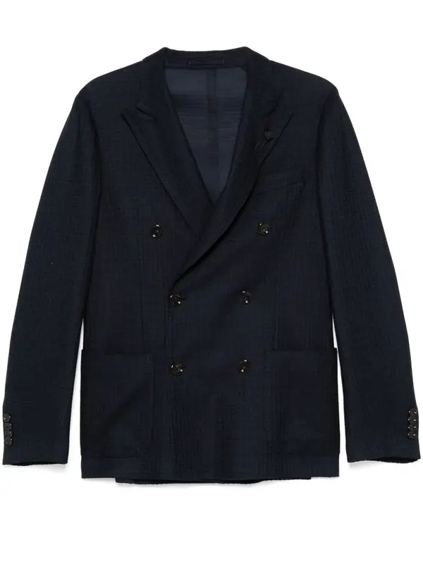 LARDINI Brooch-detail Blazer