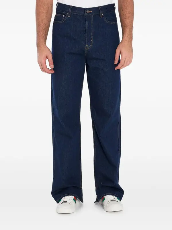 Gucci High-rise Wide-leg Jeans