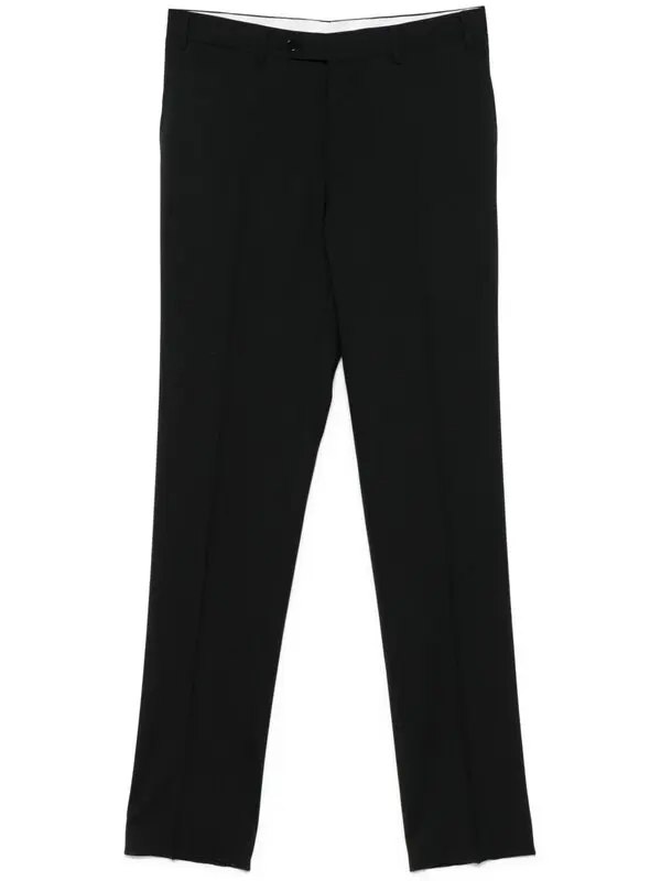 Canali Wool Trousers - Black