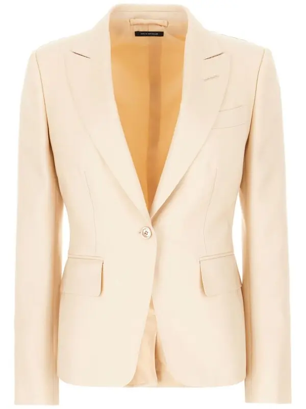 TOM FORD Wool Blazer - Neutrals