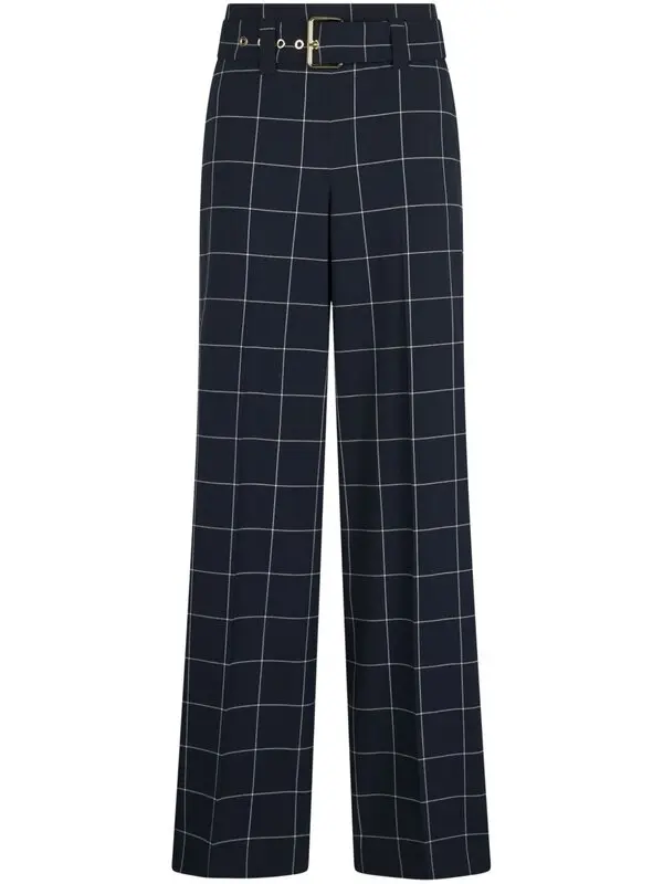 Liu Jo Tailored Check Trousers