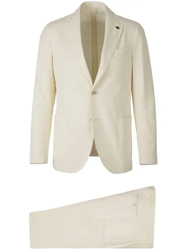 LARDINI Single-breasted Suit - Neutrals