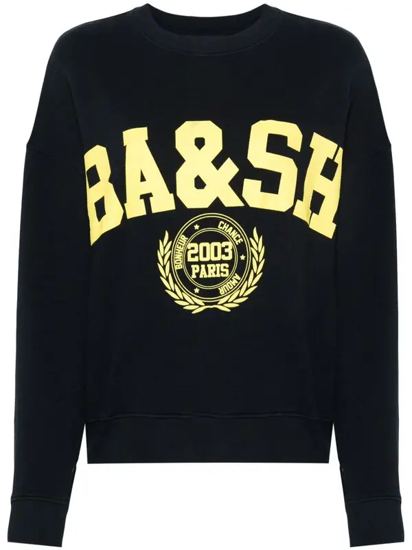 Ba&sh Benjamin Logo-print Sweatshirt - Blue