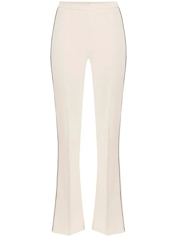 Elisabetta Franchi Flared Trousers - Neutrals