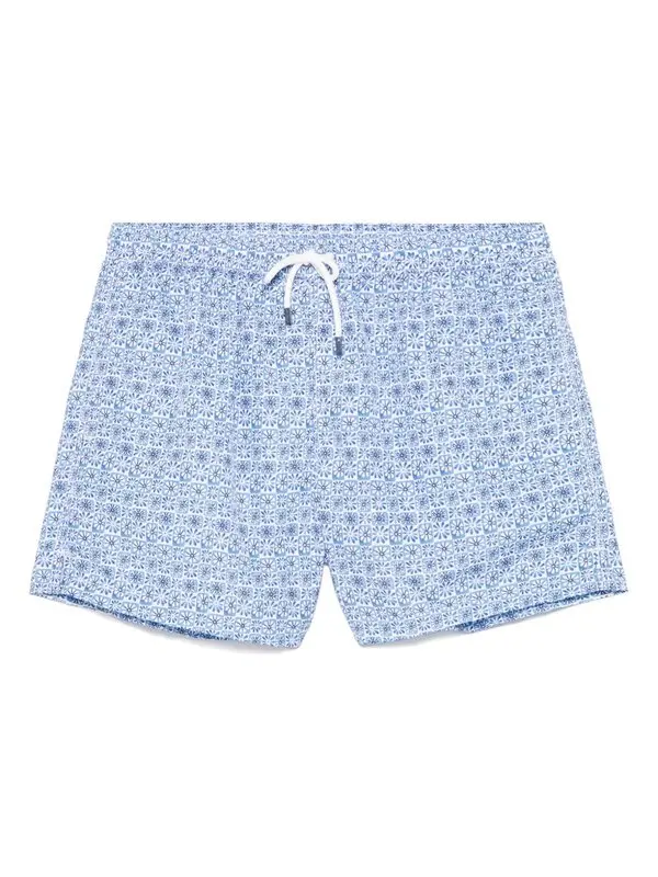 Fedeli Madeira Swim Shorts - Blue