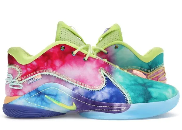 Nike Lebron 22 What The Monopoly Tie-dye - Mint Foam/cerise/light Lemon Twist