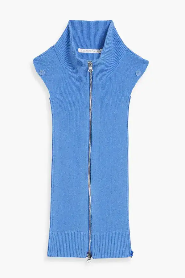 Veronica Beard Uptown Cashmere Dickey In Azure 45% Off