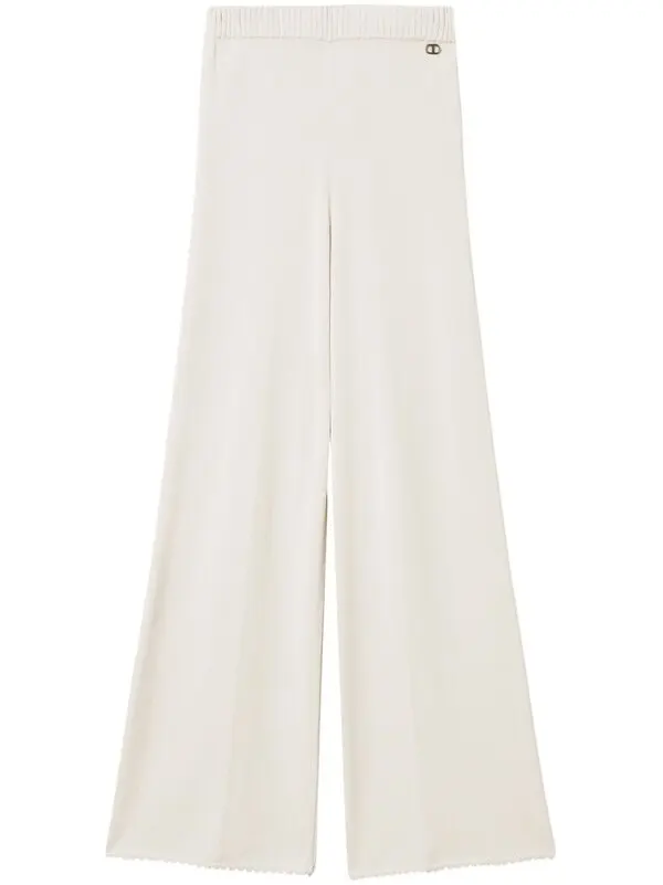 TWINSET Flared Knit Trousers