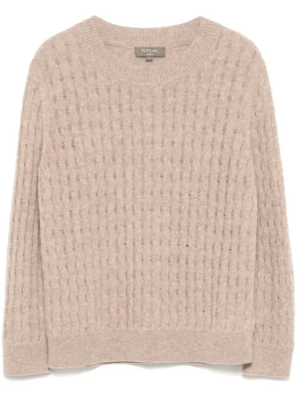 N.peal Moving Ribbed Sweater