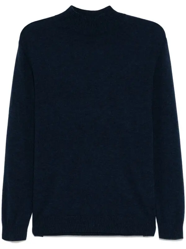 N.peal Mayfair Turtleneck Jumper - Blue