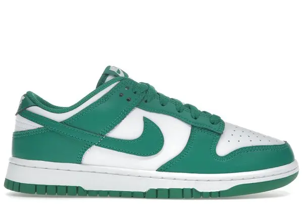 Nike Dunk Low Sneakers - White/malachite