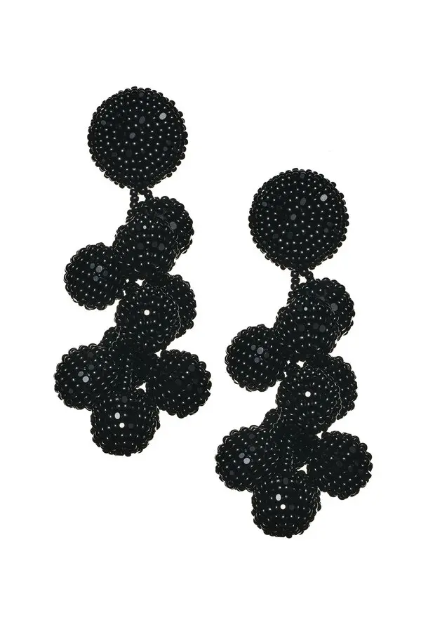 Sachin & Babi Coconuts Clip-on Earrings - Jet