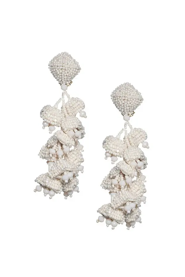 Sachin & Babi Grapes Clip-on Earrings - Ivory