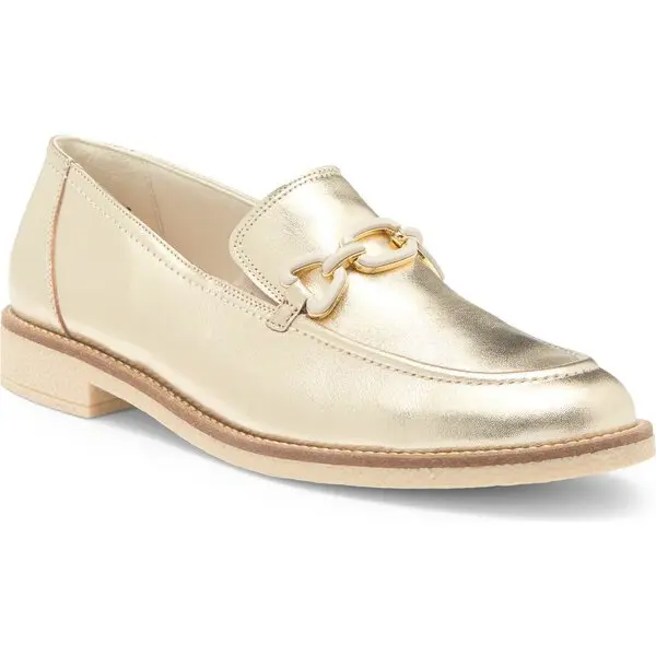 Paul Green Ada Loafer In Platino Metallic Nappa 71% Off