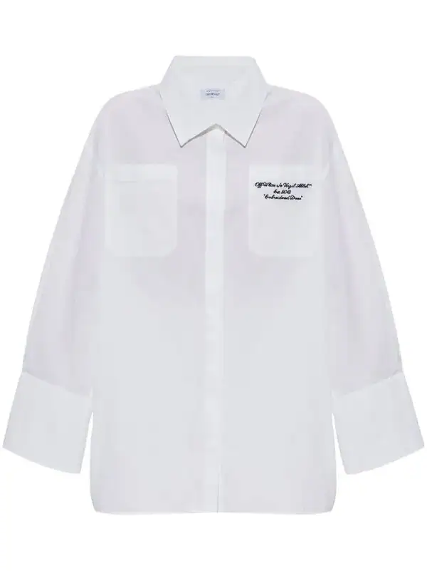 embroidered white shirt dress Women's White Embroidered Eyelet Shirt Dress