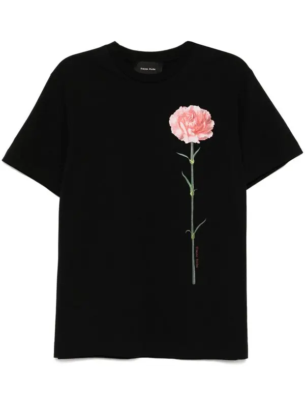 Simone Rocha Floral Print T-shirt