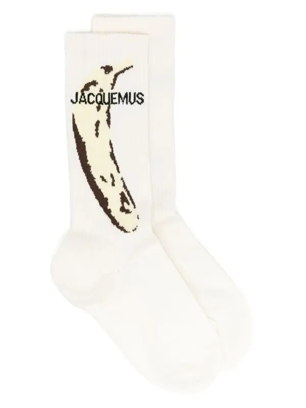 Jacquemus Banana Jacquard Socks