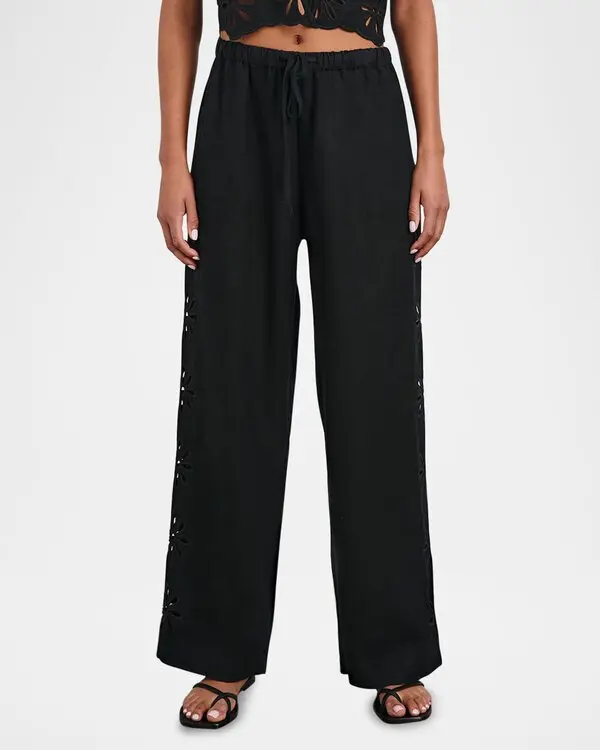 Rails Emmie Eyelet Embroidered Pants