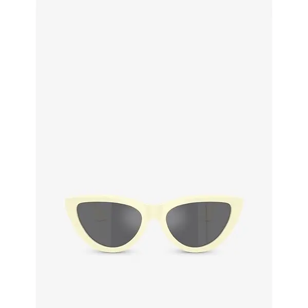 Burberry Be4436u Cat-eye Sunglasses - Yellow