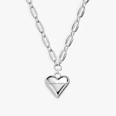 Shinola Heart Pendant Necklace Sterling Silver Editorialist