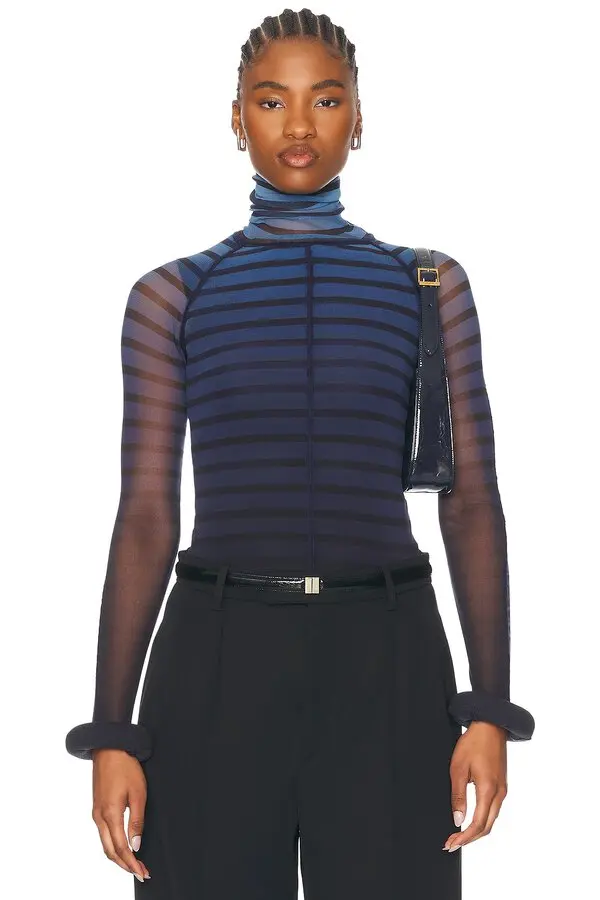 Jean Paul Gaultier 3d Cuff Long Sleeve Top