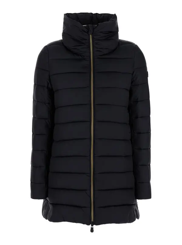 Save The Duck Lydia Water Repellent Puffer Coat - Black - 55% Off | Editorialist
