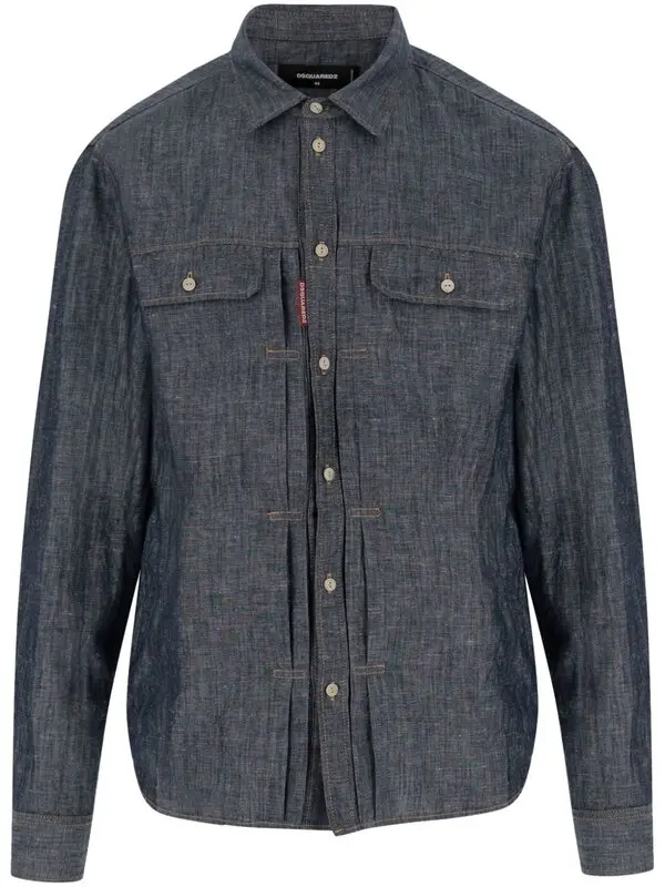 Dsquared2 Chambray Shirt - Blue