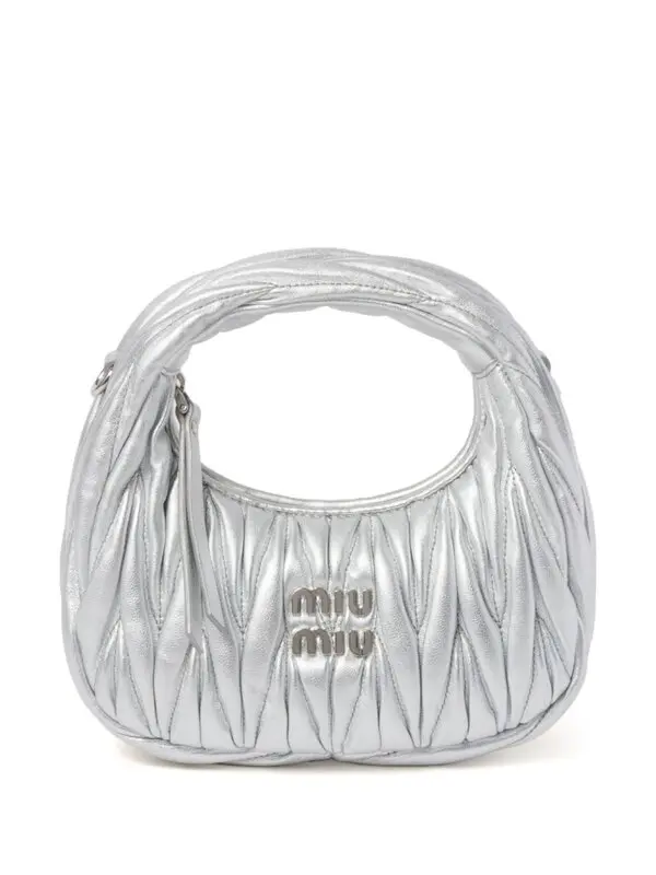 Miu Miu Wander Mini Bag - Silver