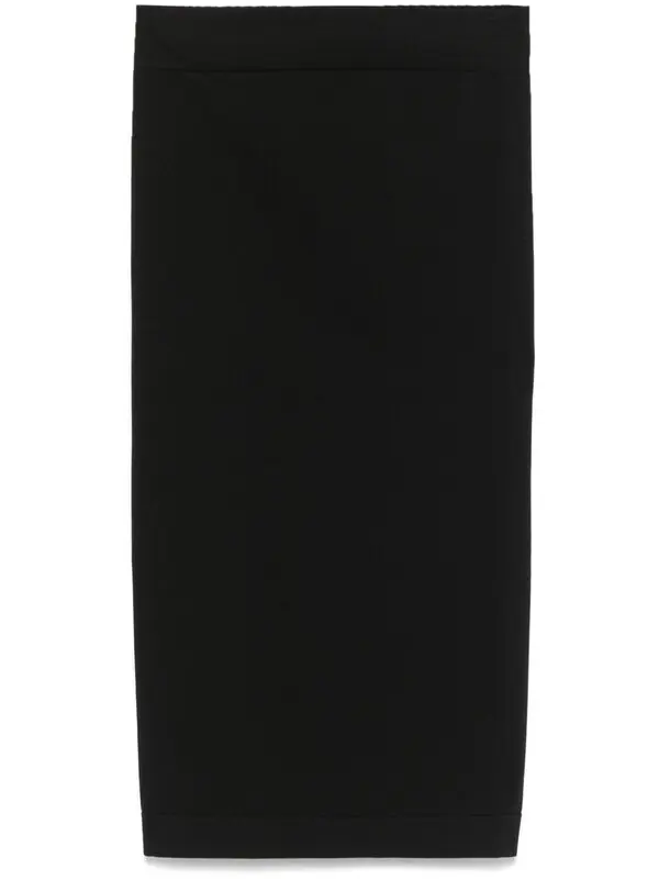 ANDREĀDAMO Sculpting Midi Skirt - Black