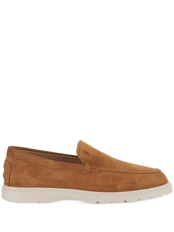 TOD'S Suede Loafers - Brown