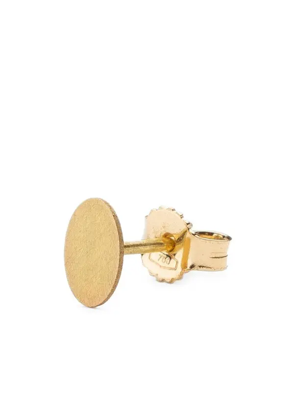 LIA DI GREGORIO 18kt Yellow Circle Stud Earrings