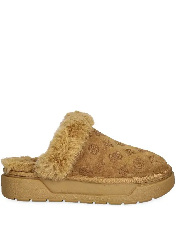 Guess Debossed Logo Slippers