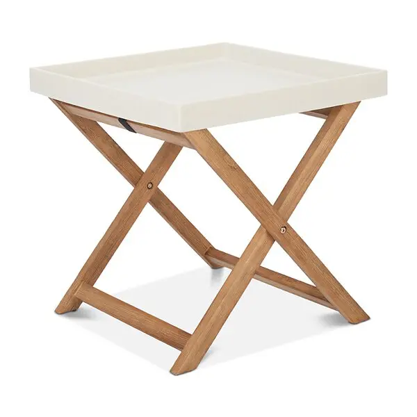 SAFAVIEH Brencia Outdoor Side Table - Beige