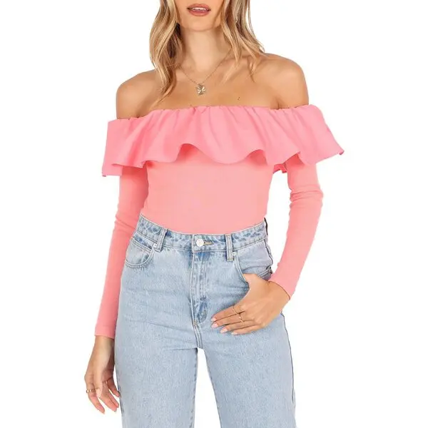 PETAL & PUP Cloe Popover Top - Pink