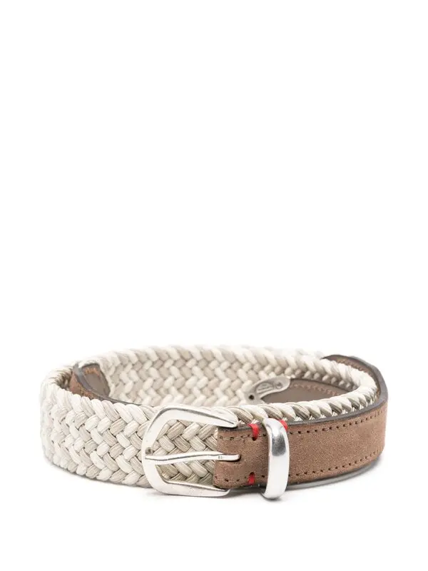 Eleventy Braided Belt - Neutrals
