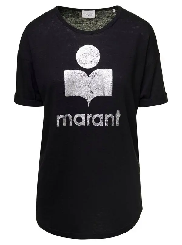 Isabel Marant Koldi Linen T-shirt - Black