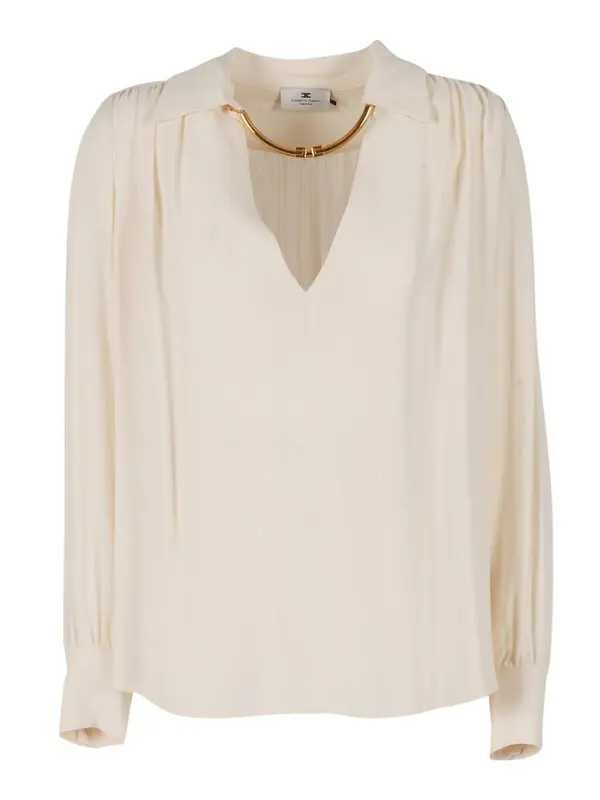 Elisabetta Franchi Blouse - White