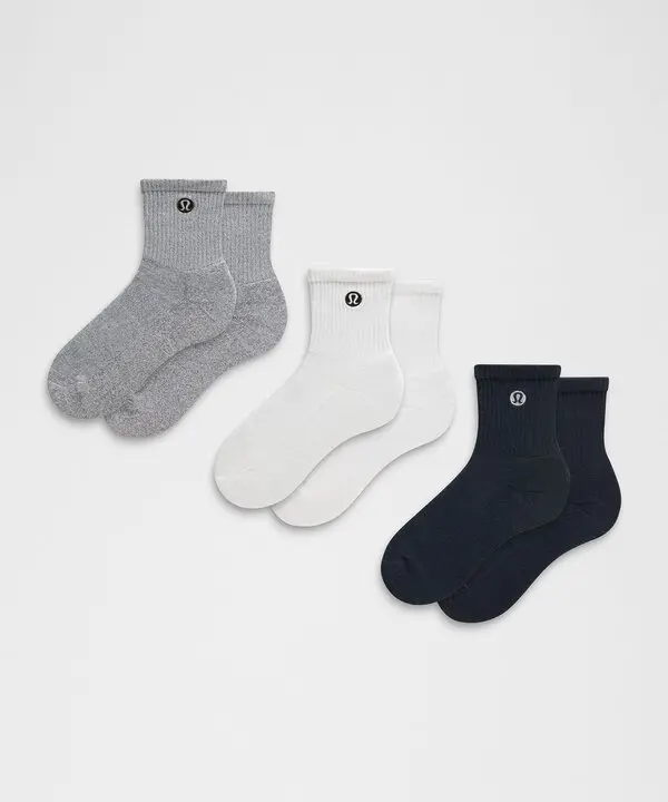 Lululemon Daily Essential Quarter Socks - White