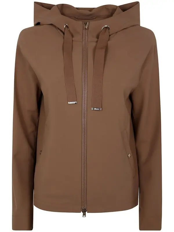 Herno Hooded Jacket - Brown