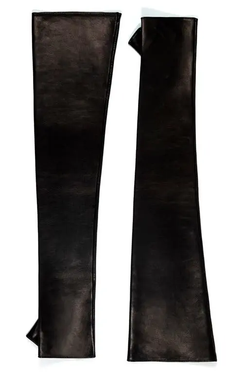 PAULA ROWAN Fergie Fingerless Leather Gloves