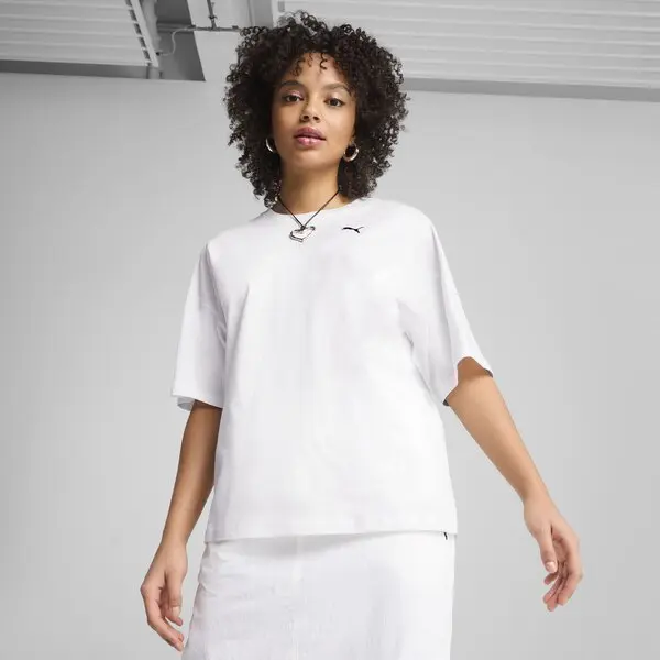PUMA Essentials Oversized T-shirt - White